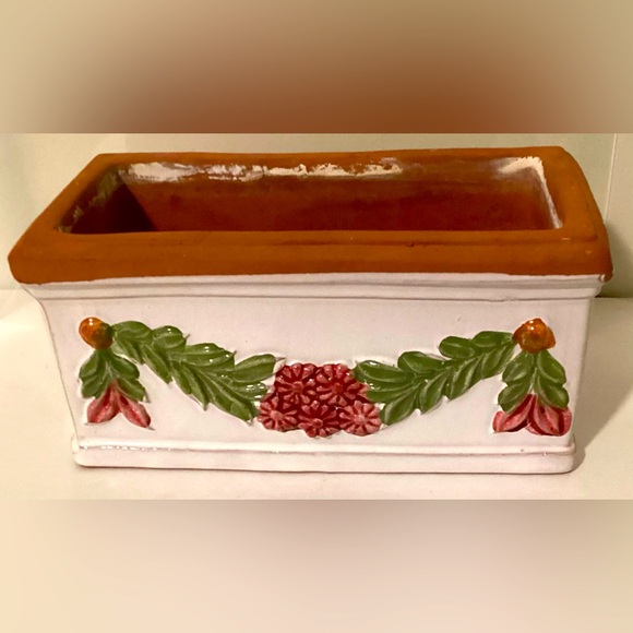 Other | Terra Cotta Hand Painted Mediterraneanitalian Style Planter ...